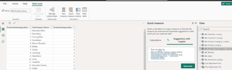 How to Leverage Power BI Copilot Suggestions and DAX Query View